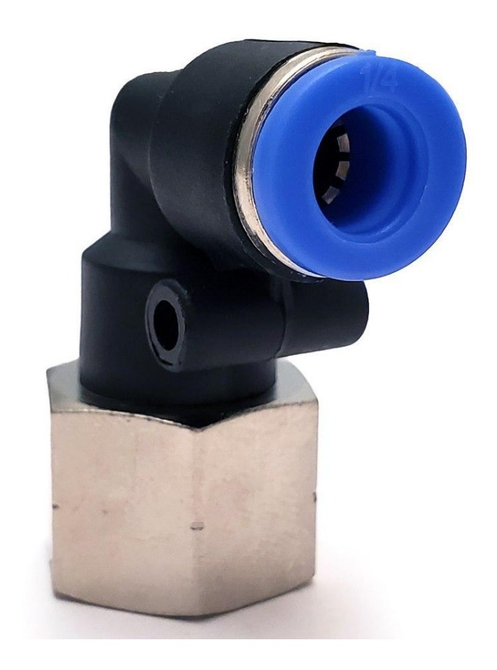 10 Pzas Conector/racor Neumático Codo Hembra 1/4 Npt X 1/4 | Instrutek